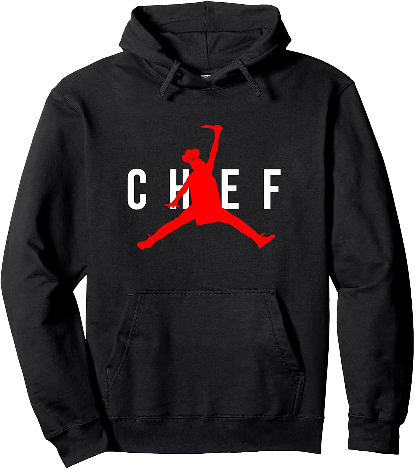 Chef Graphic Hoodie Culinary Jumpman Pullover Cozy Fit
