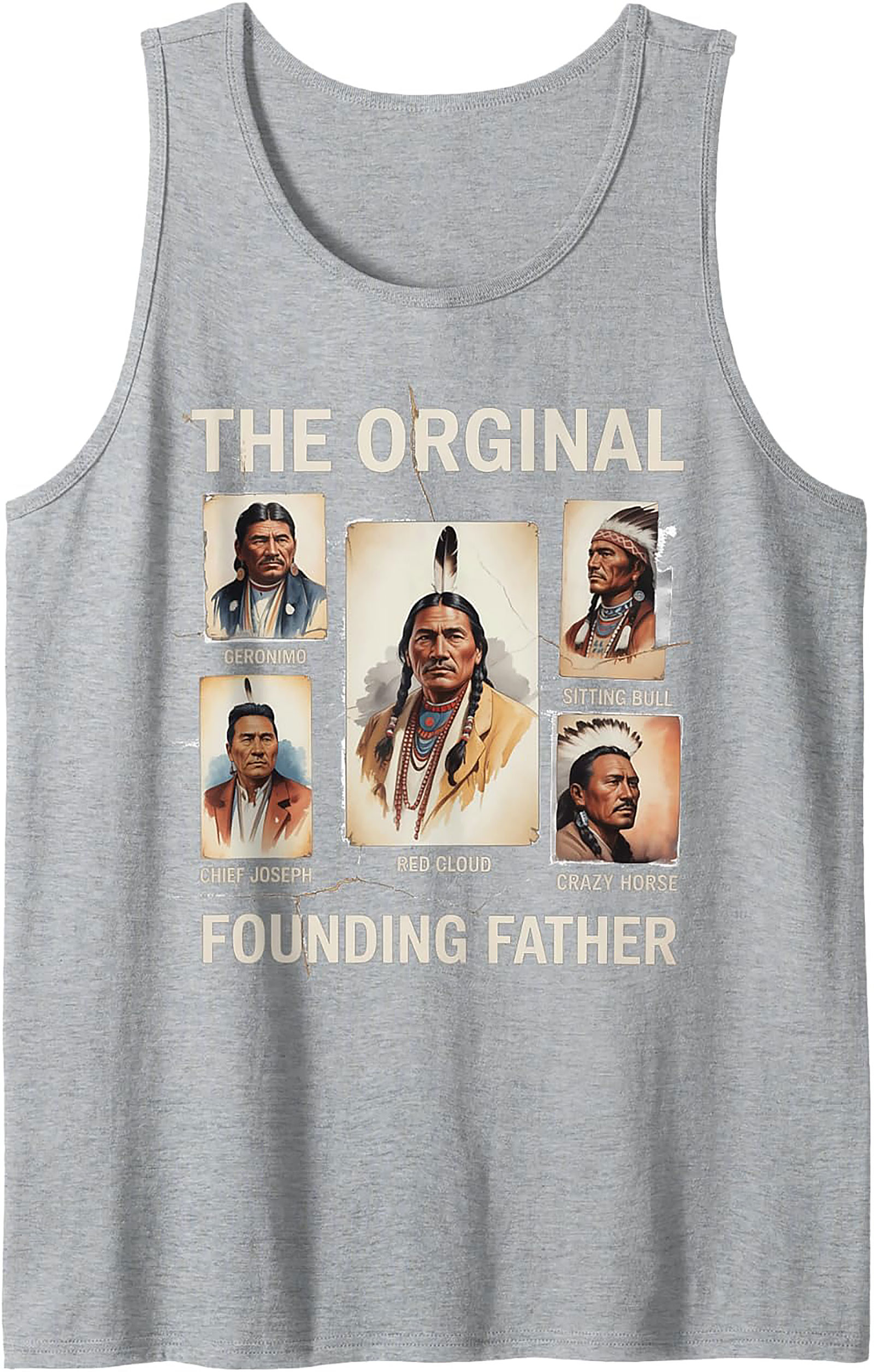 Original Founding Fathers Native American Graphic Tank
