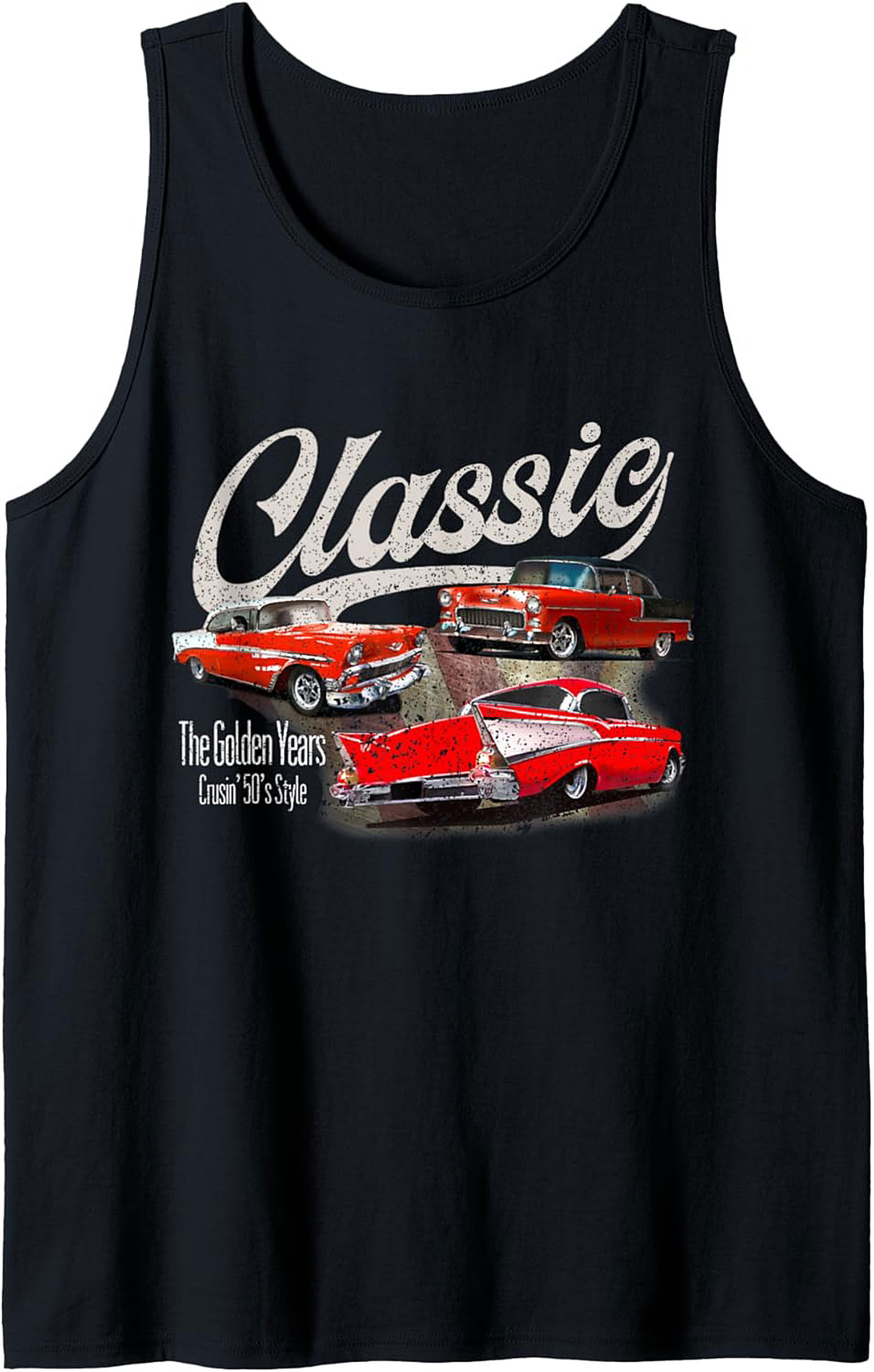 1957 Classic Car Tank Top Hot Rod Graphic Tank