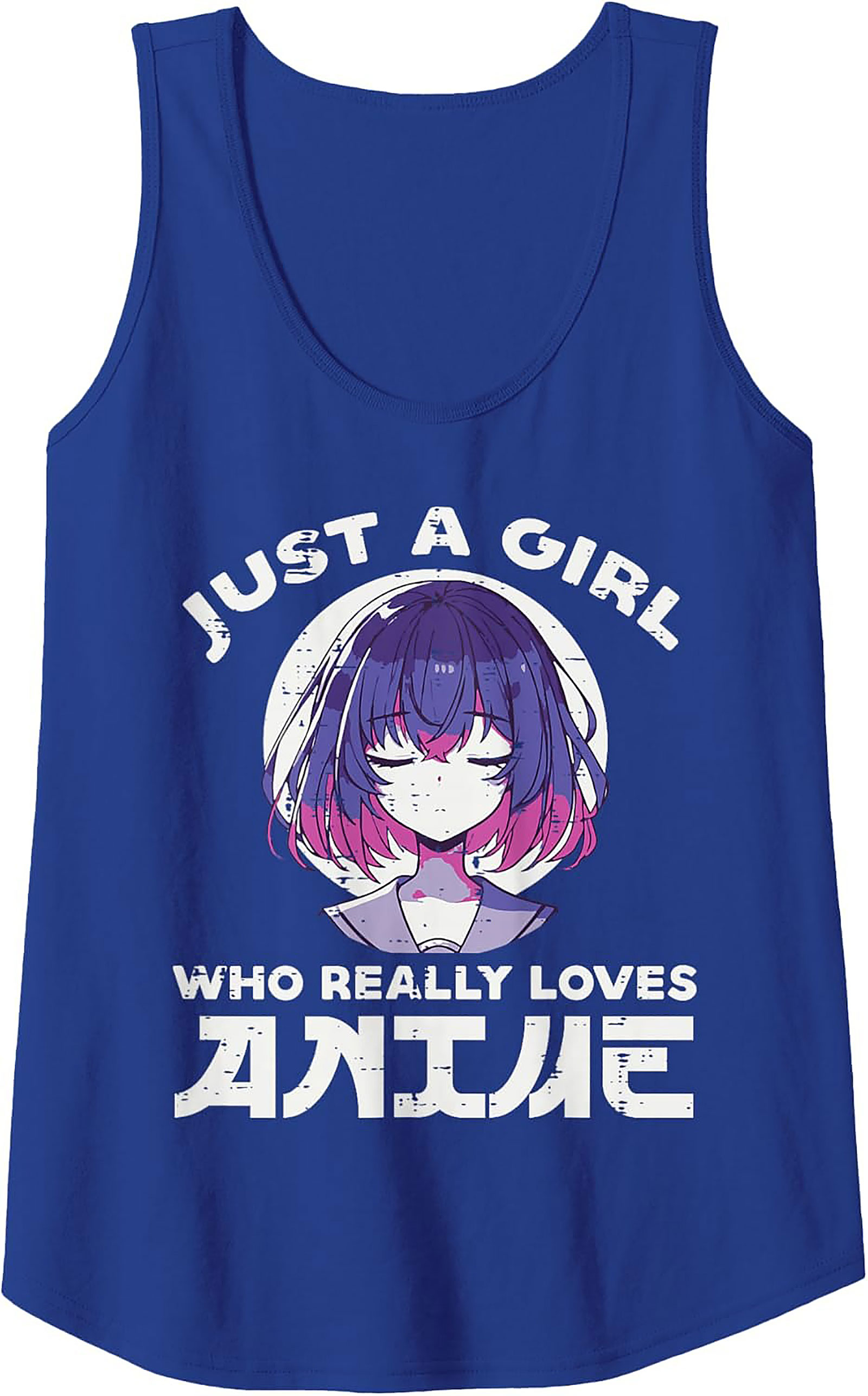 Anime Girl Graphic Tank Top